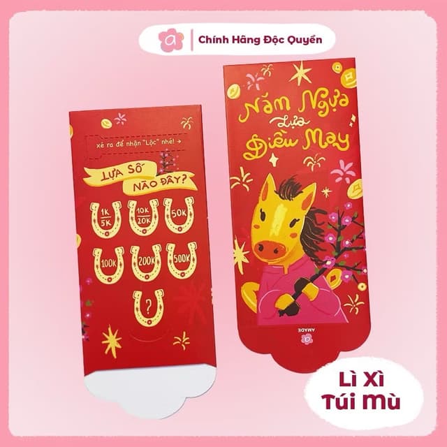 LÌ XÌ XÉ TÚI MÙ | Tạp Hoá Cobar